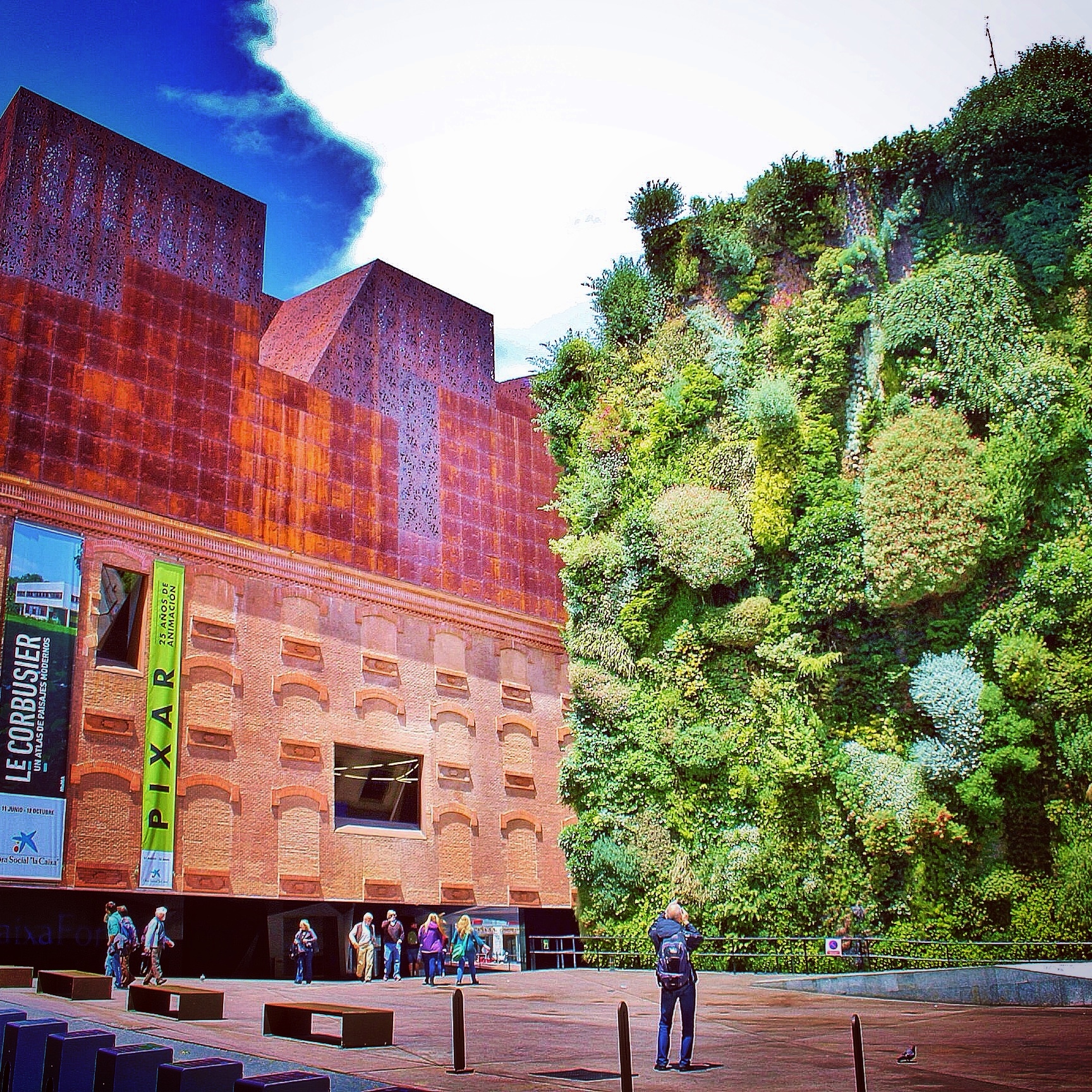 Caixa Forum Green Wall